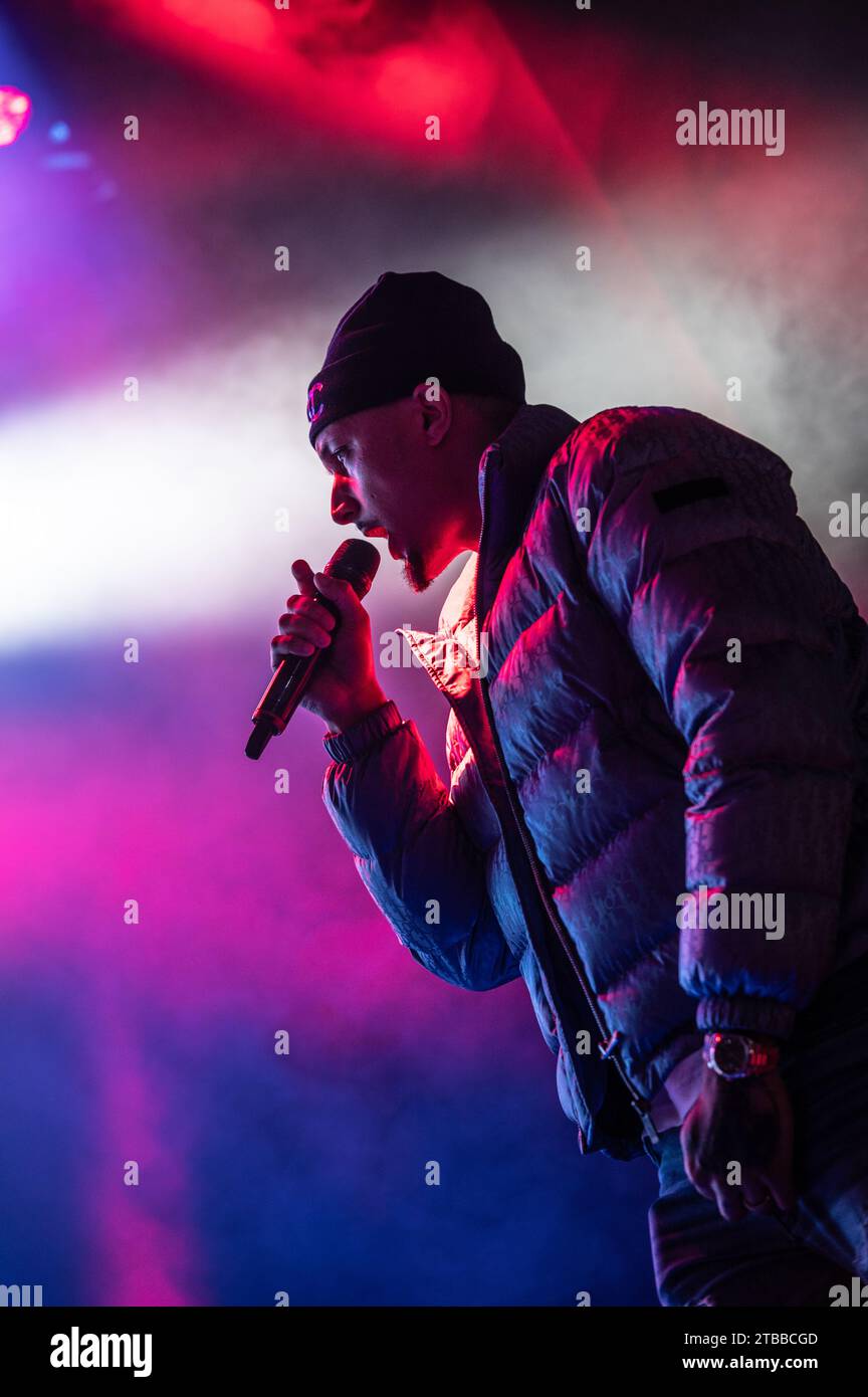 London, United Kingdom. 5th December 2023. Lewisham's own drill rapper ...