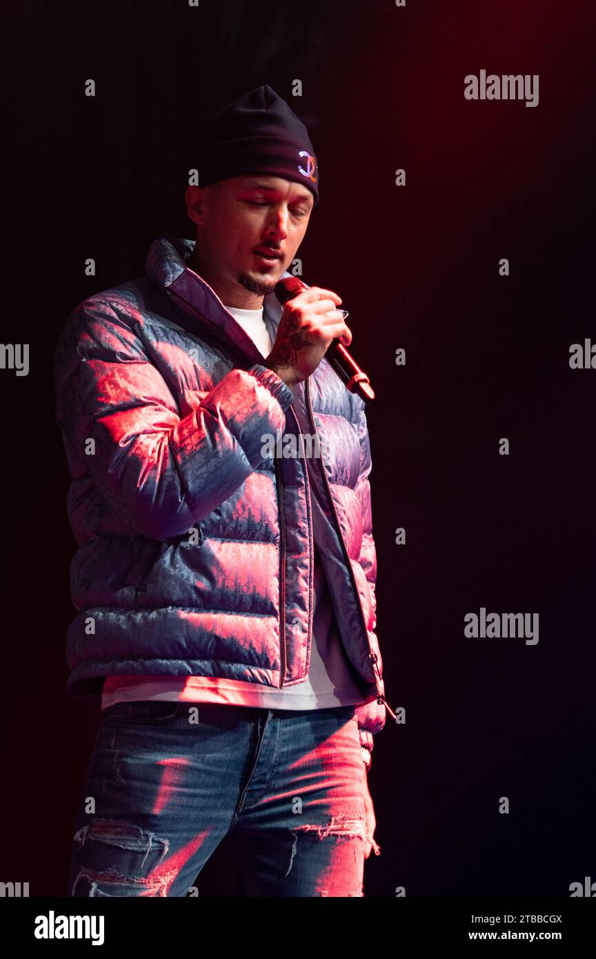 London, United Kingdom. 5th December 2023. Lewisham's own drill rapper ...