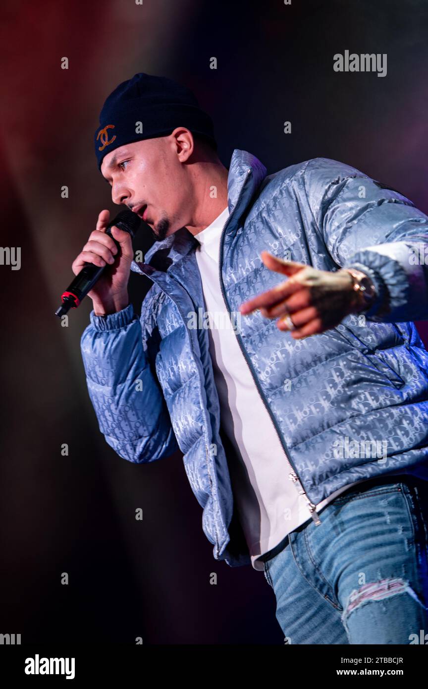 London, United Kingdom. 5th December 2023. Lewisham's own drill rapper ...