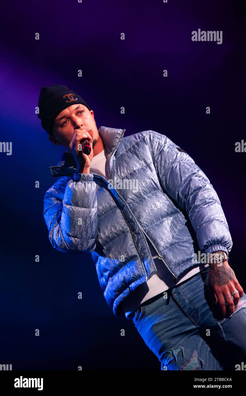 London, United Kingdom. 5th December 2023. Lewisham's own drill rapper ...