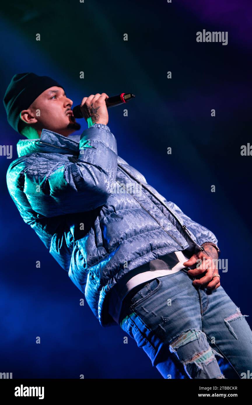 London, United Kingdom. 5th December 2023. Lewisham's own drill rapper ...