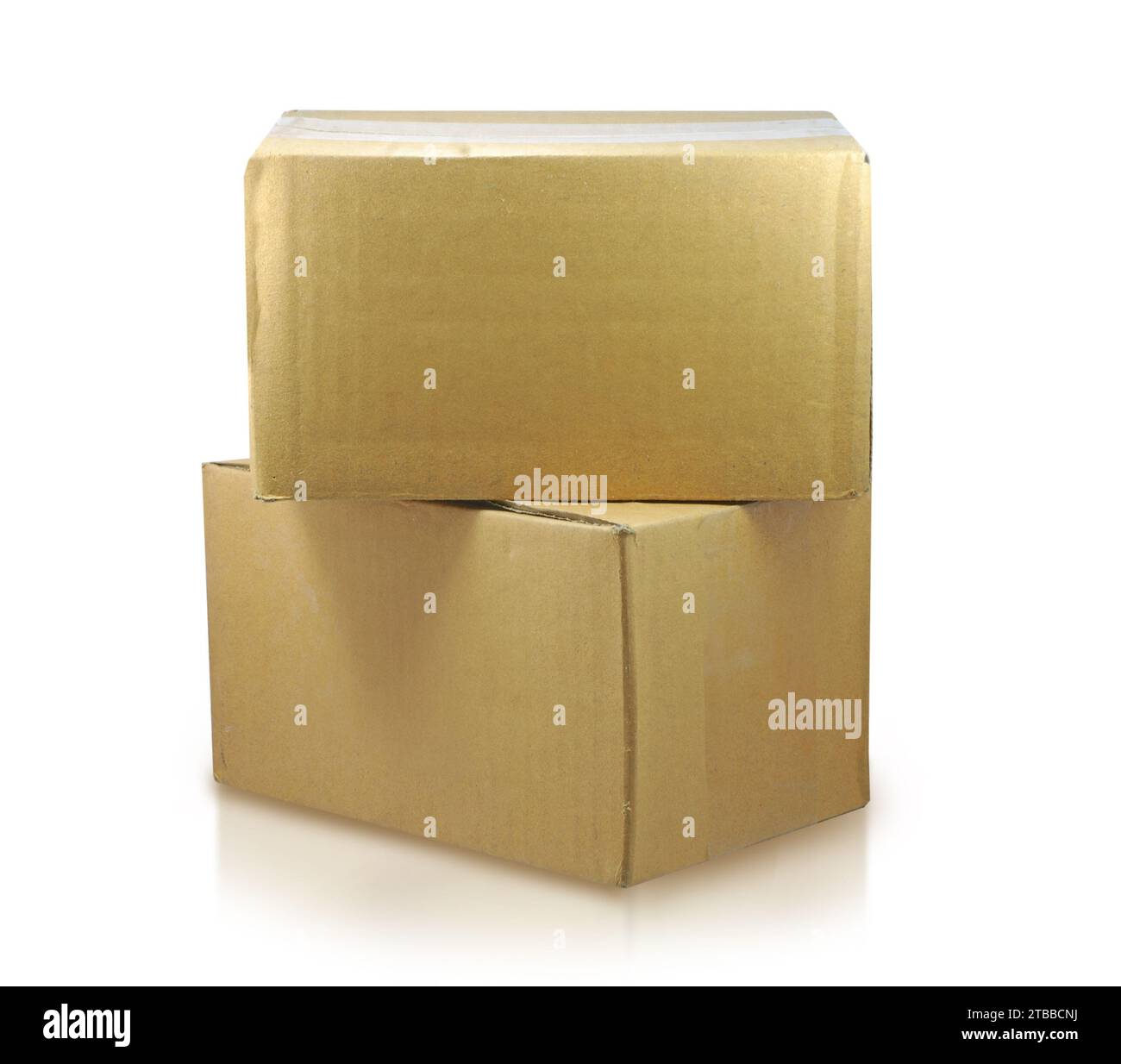 Card box isolated on white background Stock Photo - Alamy