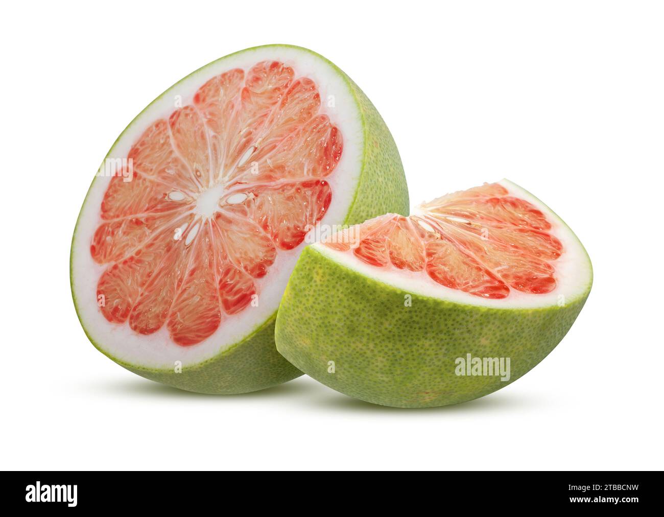 Grape fruit or Pomelo fruit isolated on white background Stock Photo ...