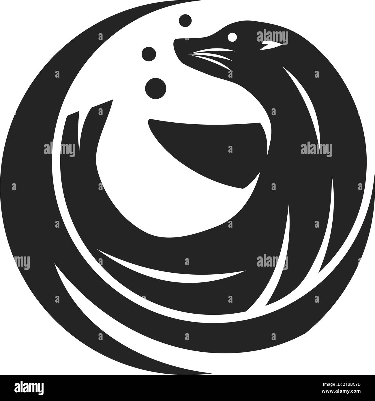 Sea Lion Logo template Isolated. Brand Identity. Icon Abstract Vector ...