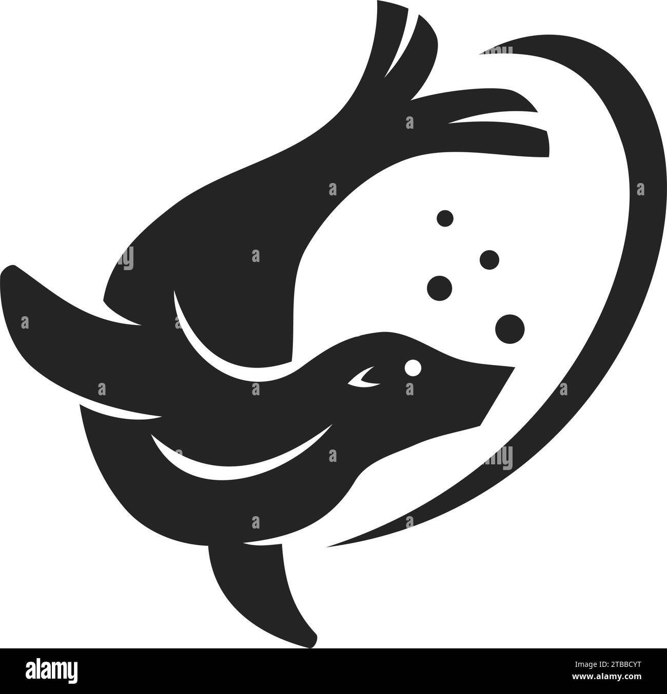 Sea Lion Logo template Isolated. Brand Identity. Icon Abstract Vector ...