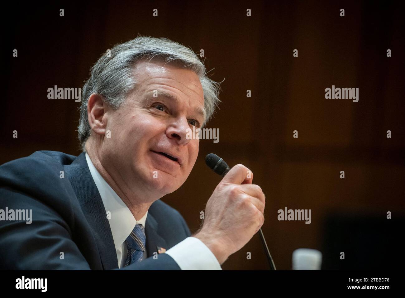 Washington, United States. 05th Dec, 2023. Christopher A. Wray ...