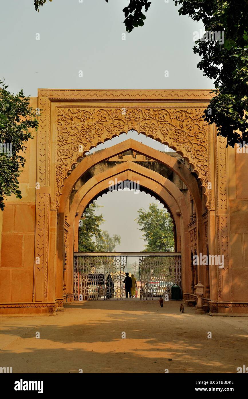 Partial view of Jal Mahal, Deeg Palace complex, Rajasthan, India Stock ...