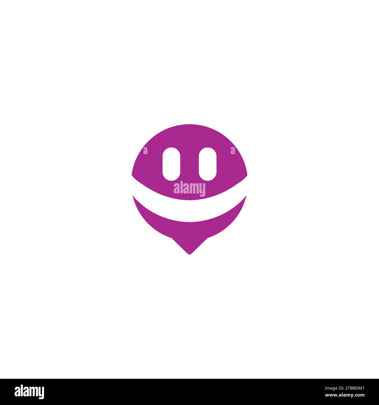 Smile face logo Cut Out Stock Images & Pictures - Alamy