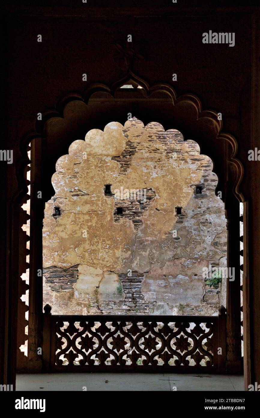 Partial view of Jal Mahal, Deeg Palace complex, Rajasthan, India Stock ...