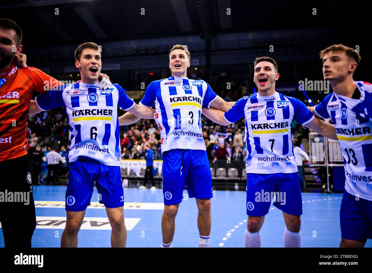 Stuttgart, Germany. 02nd Dec, 2023. Handball: 1st Bundesliga, men, 2023 ...