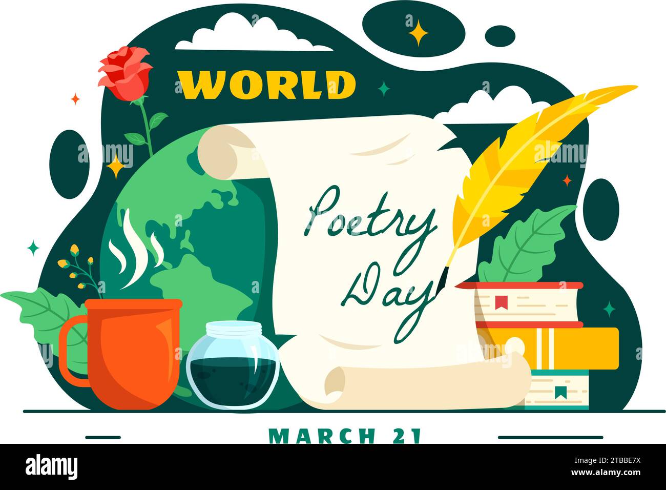 Day writing Stock Vector Images - Alamy
