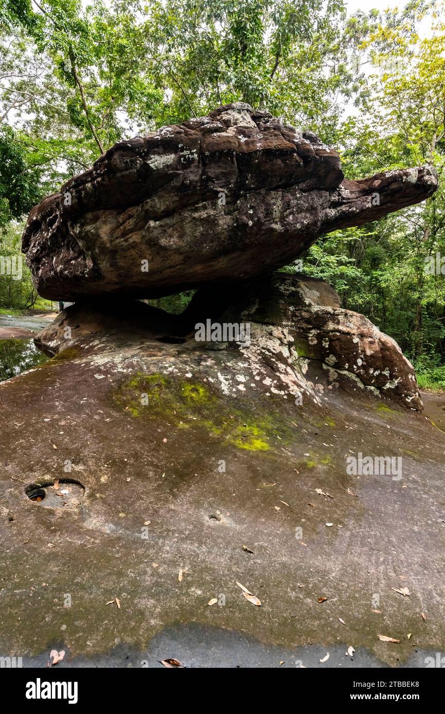 Phu Phra Bat Historical Park, natural eroded mushroom stone, Ban Phue ...