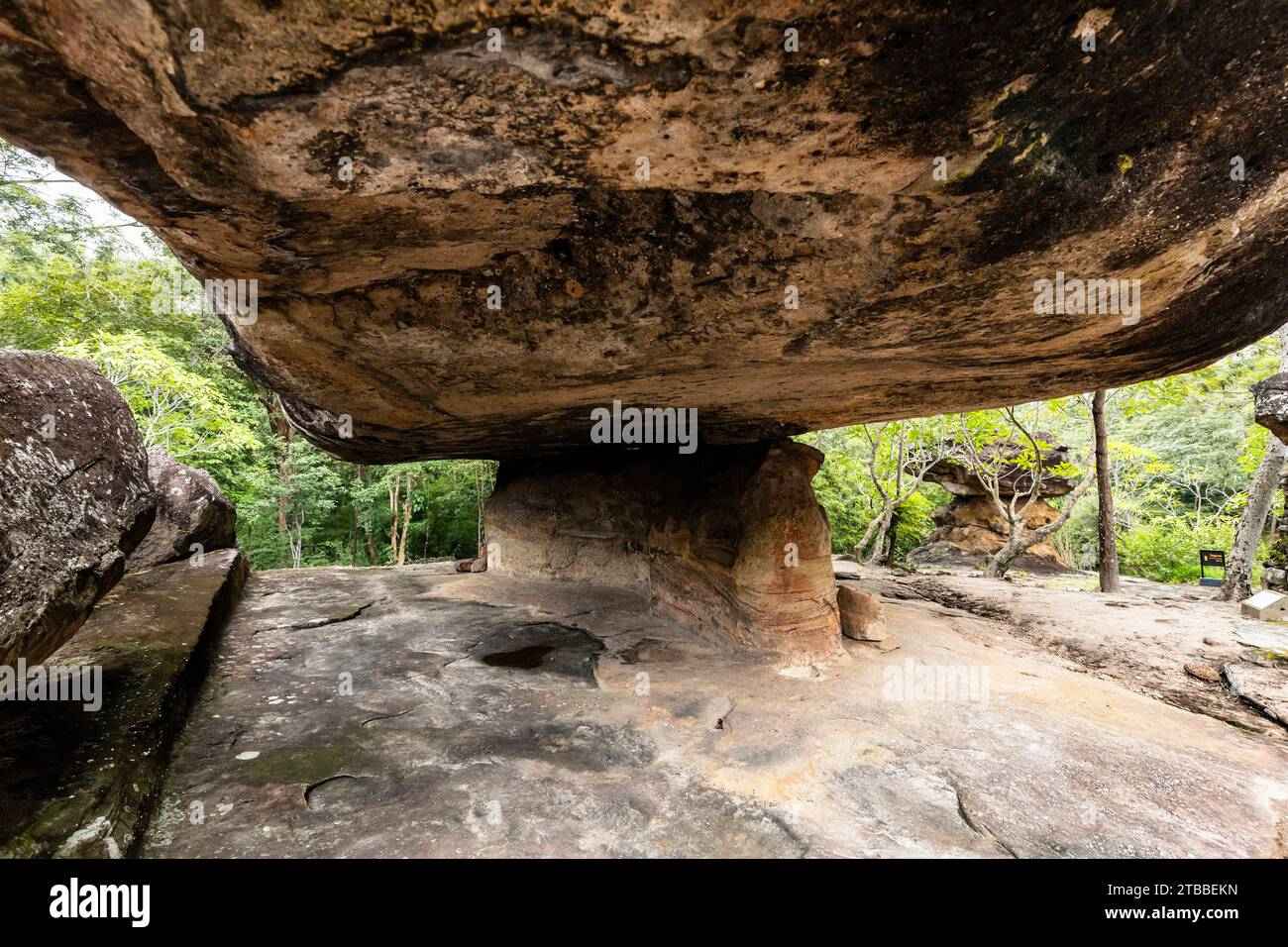 Phu Phra Bat Historical Park, primitive Buddhist shrine at natural ...