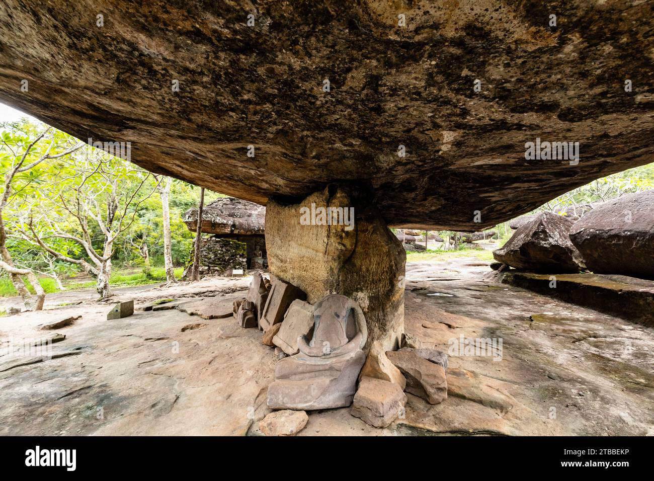 Phu Phra Bat Historical Park, primitive Buddhist shrine at natural ...
