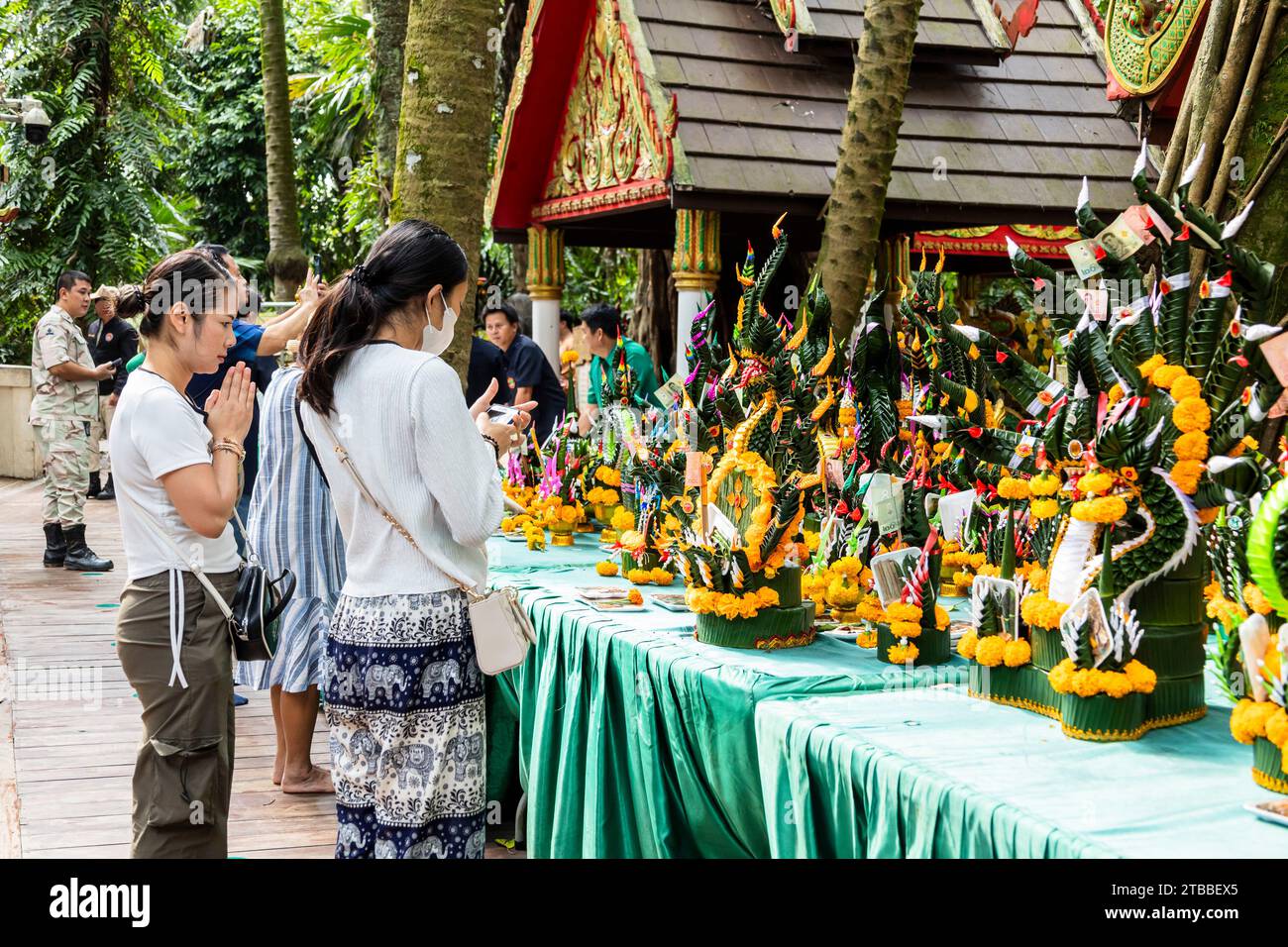 Wat Kham Chanot(Kamchanod), central shrine, Naga's legend, one of most ...