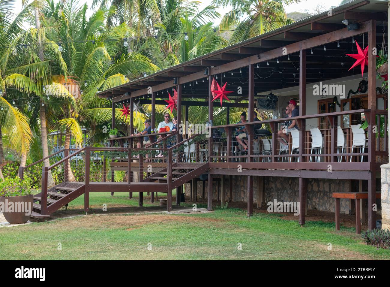 View of the Rumah Tinggi Tavern, a popular bar and restaurant in ...