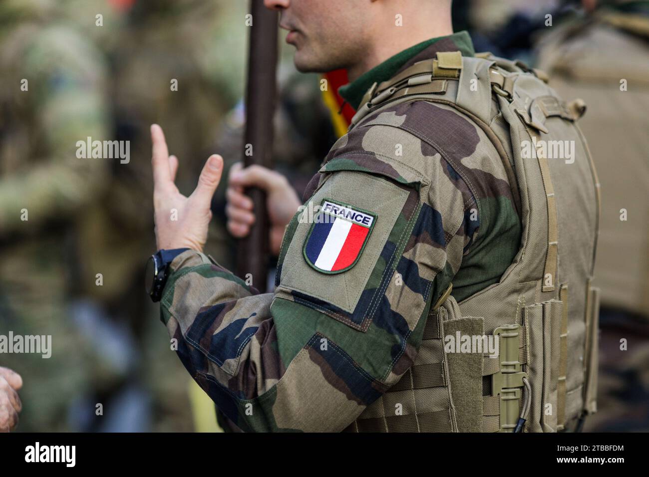 Bucharest, Romania - December 1, 2023: Shallow depth of field image ...