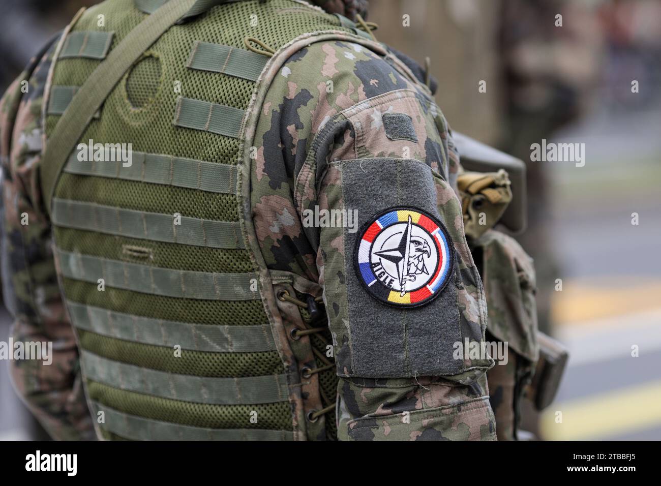 Bucharest, Romania - December 1, 2023: Details of a AIGLE mission ...