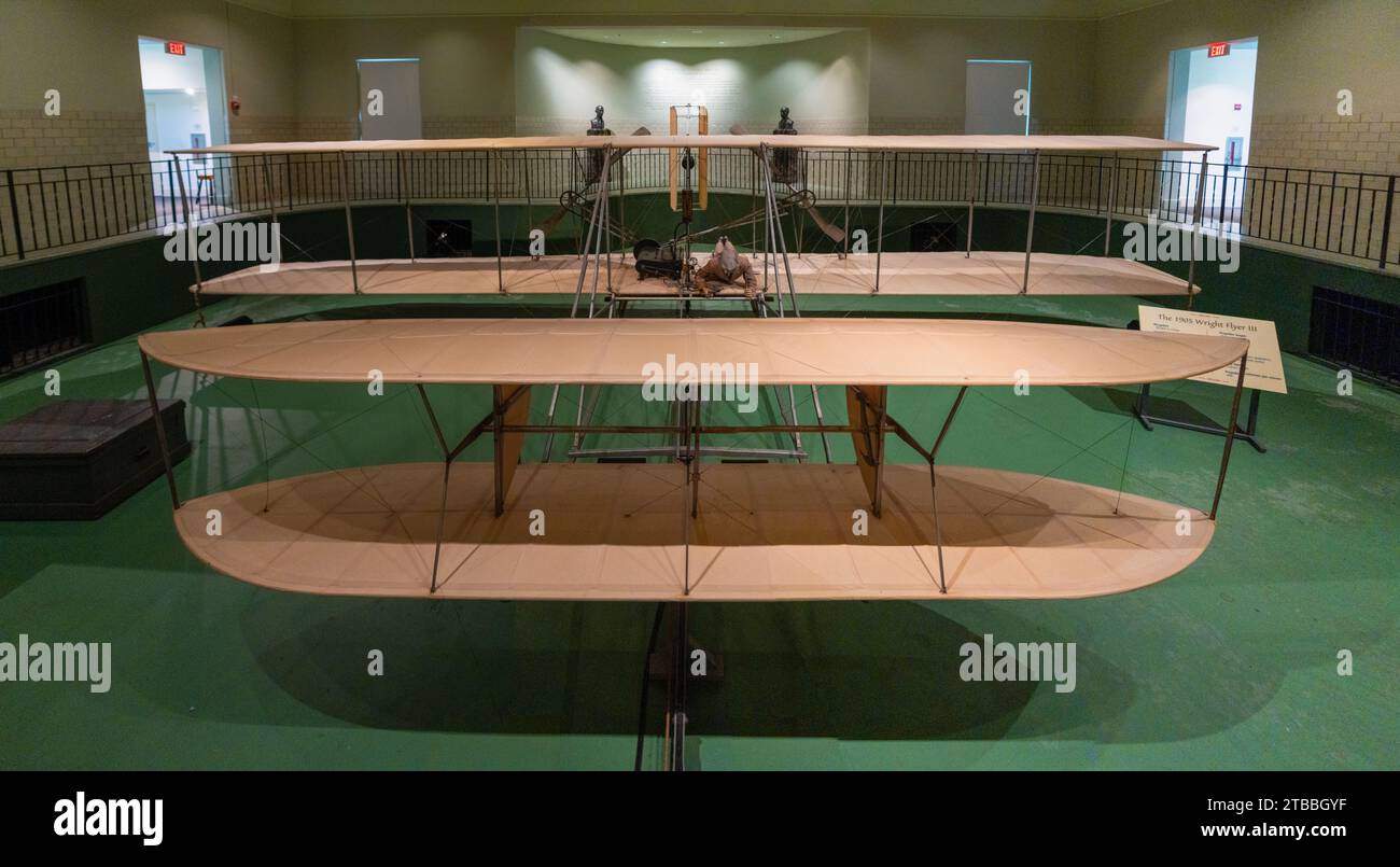 Wright Flyer III at The Carillon Historical Park, Museum in Dayton ...