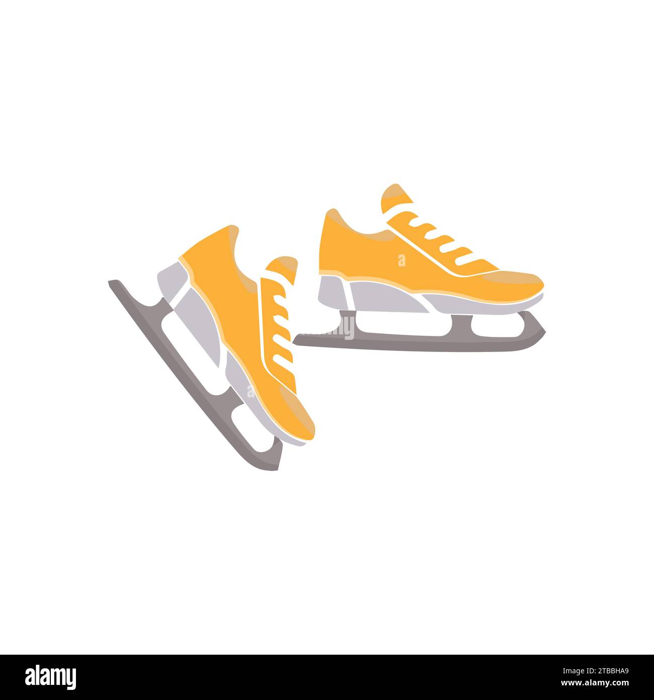 Ice skates icon set. Flat set of ice skates vector icons for web design ...