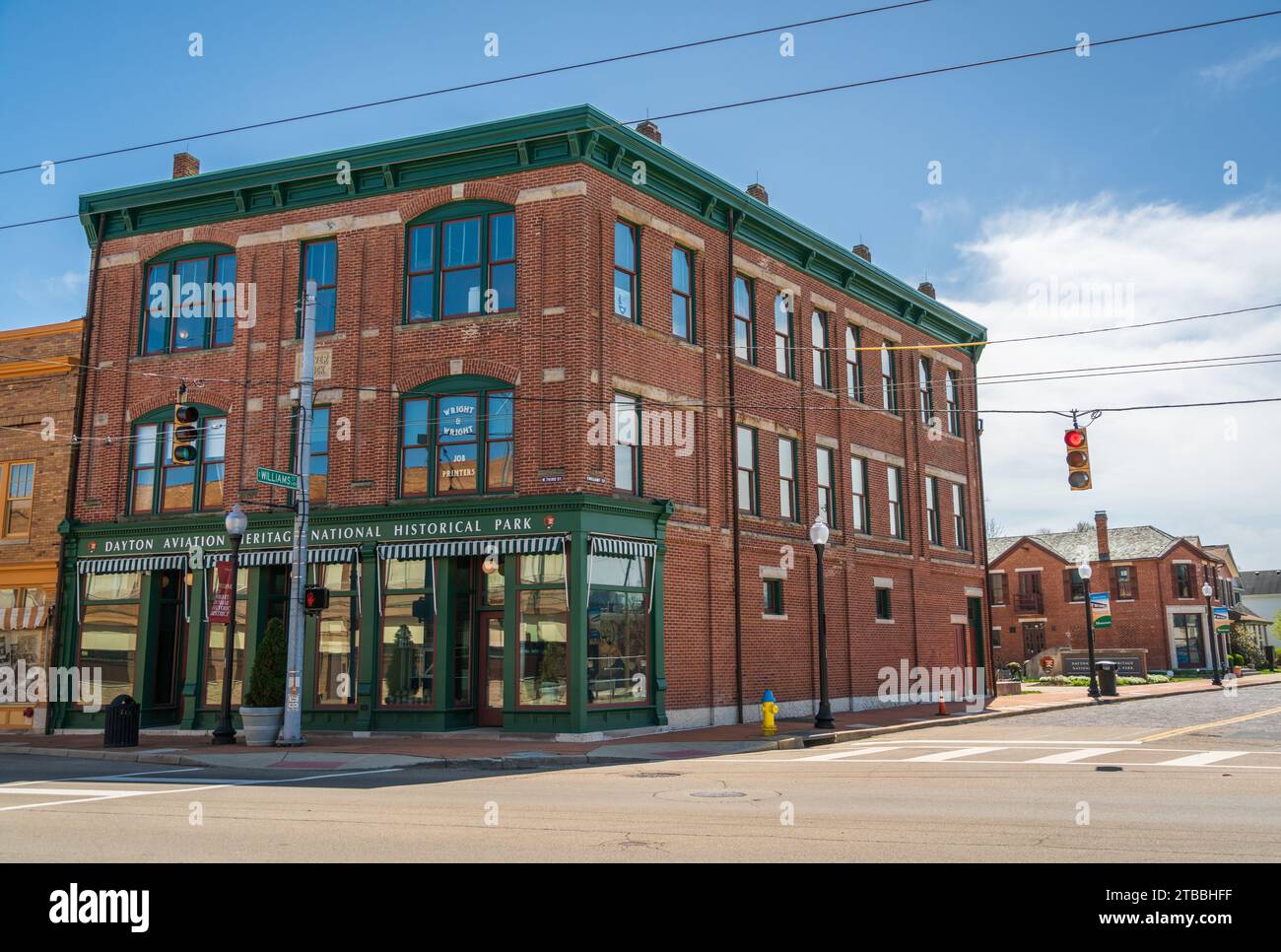 The Historic Bike Shop, The Wright Cycle Company Complex in Dayton Ohio ...
