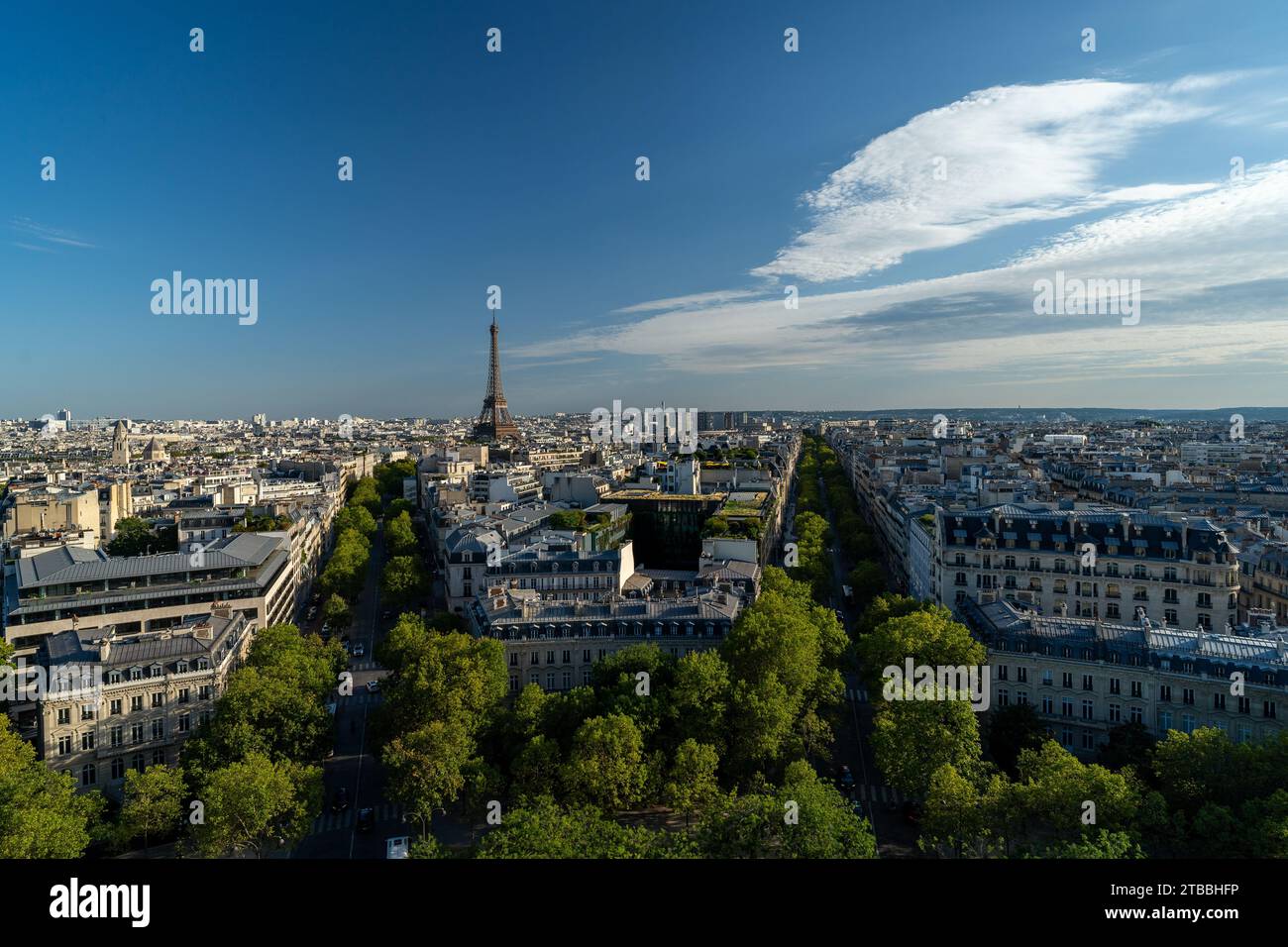 Cityscape of PAris with the iconic Eiffel Tower Stock Photo - Alamy