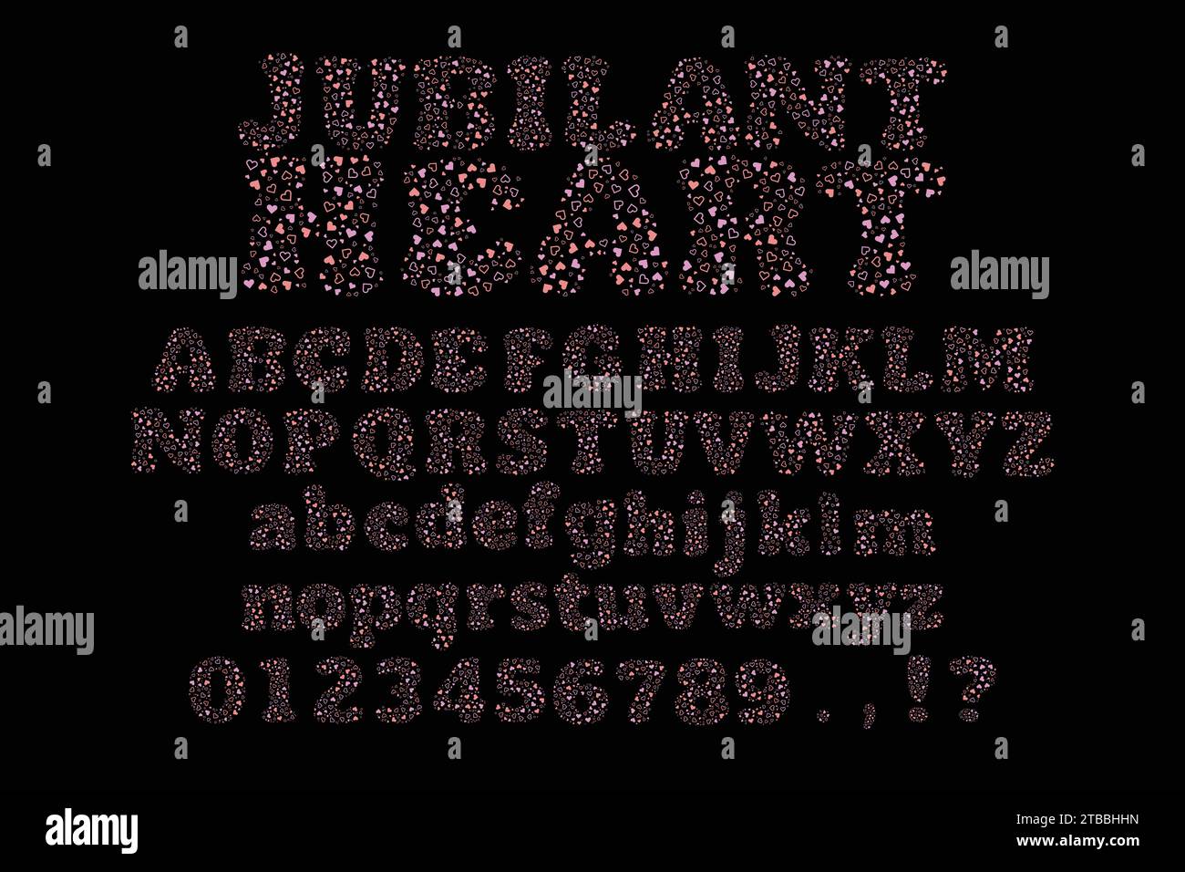 Affectionate typeface hi-res stock photography and images - Alamy