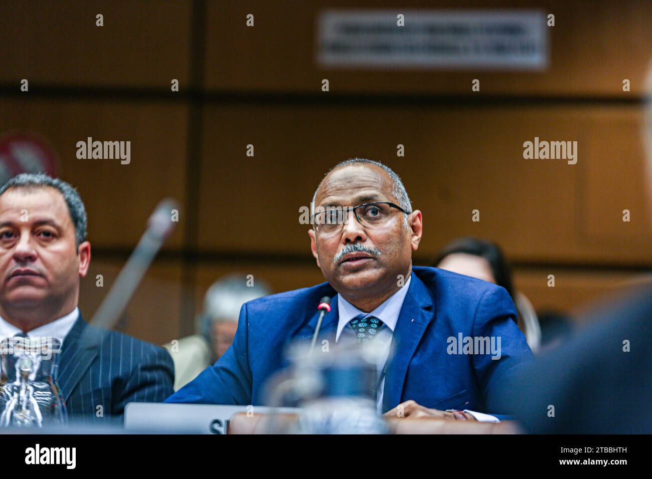 Vienna, Austria, Austria. 5th Dec, 2023. Representative of Sudan ...