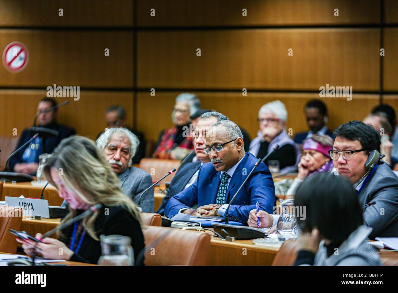 Vienna, Austria, Austria. 5th Dec, 2023. Representative of Sudan ...