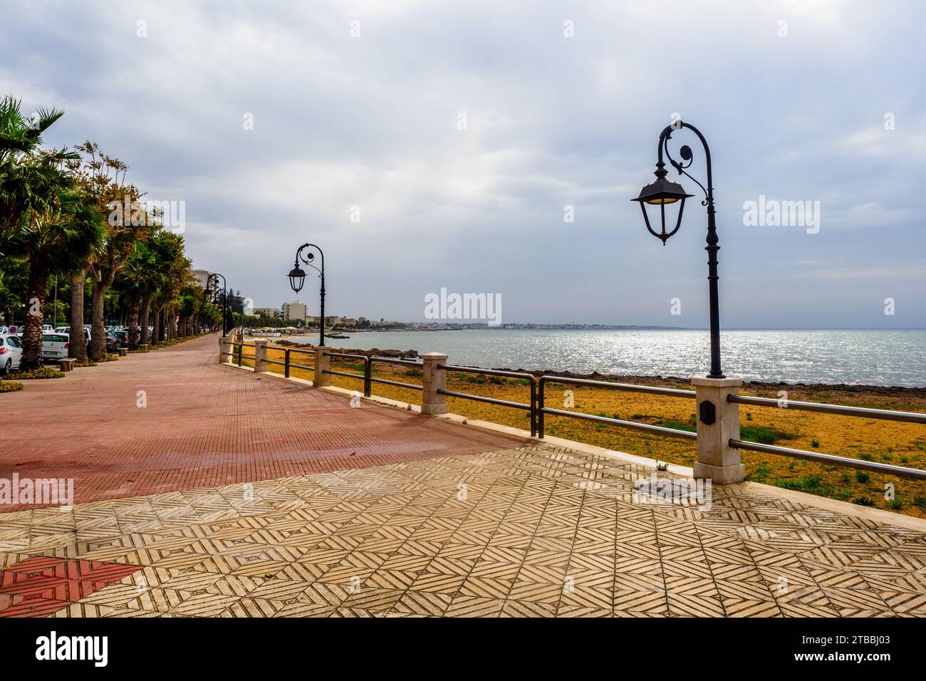 Promenade of Mazara del Vallo - Sicily, Italy Stock Photo - Alamy