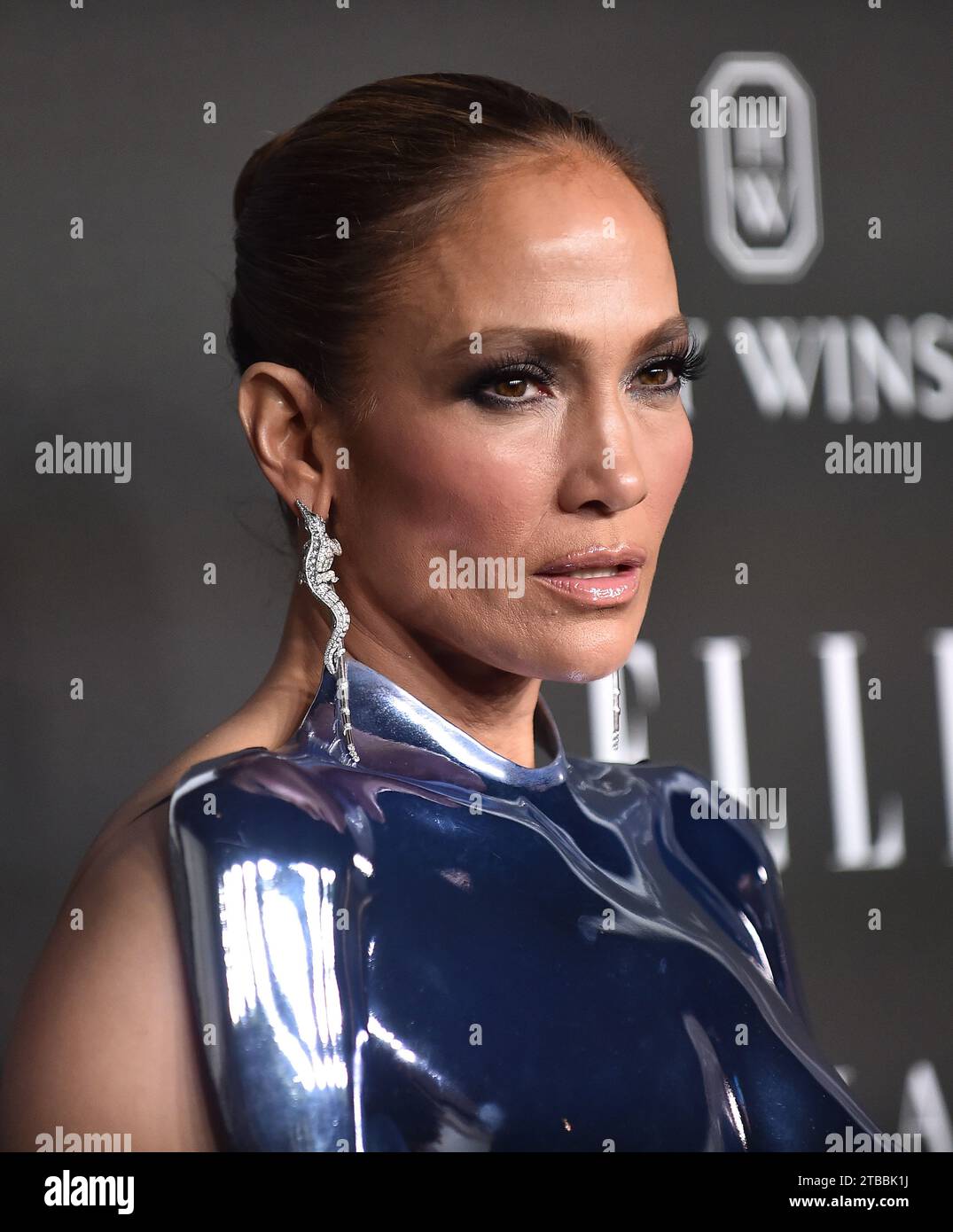 Hollywood, USA. 05th Dec, 2023. Jennifer Lopez arriving at ELLE to ...