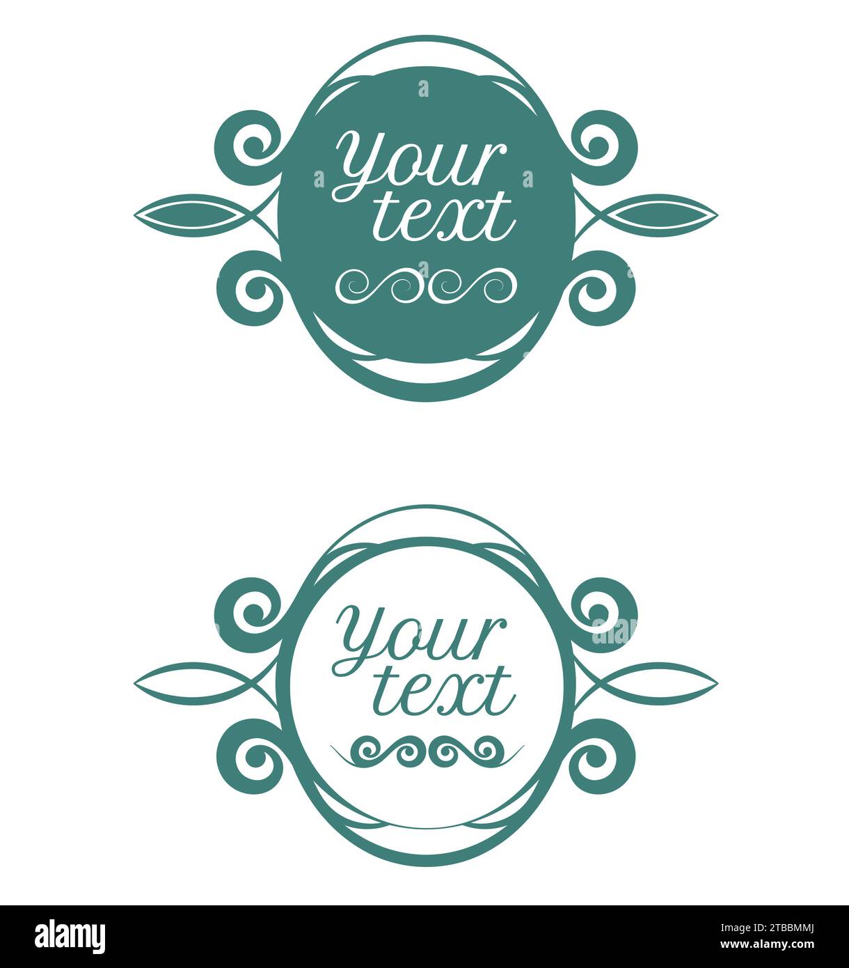 Vintage label art nouveau Stock Vector Images - Alamy