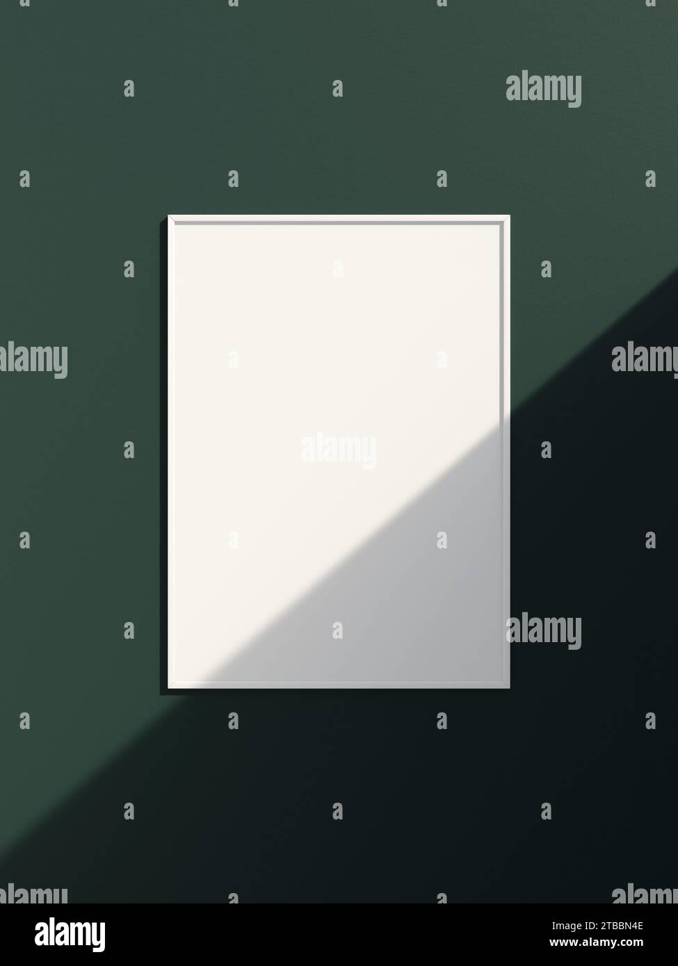 Empty framed canvas for mockups and art illustrations Stock Photo - Alamy