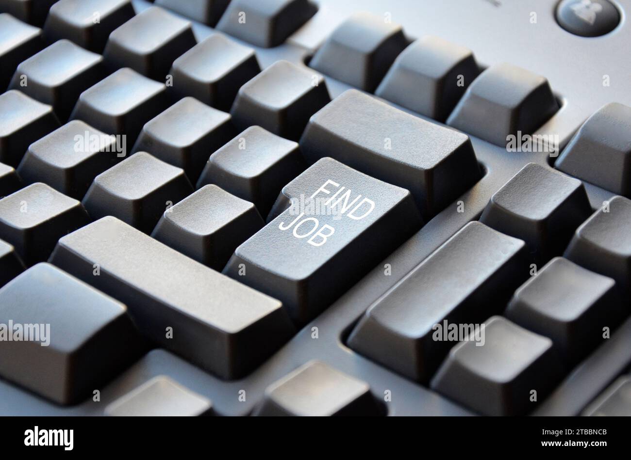 Keyboard Find Job Stock Photo - Alamy