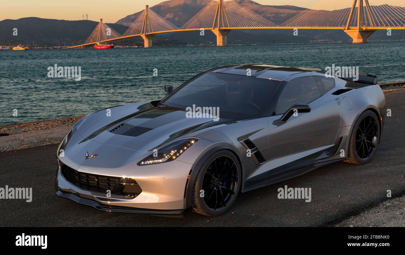 Chevrolet Corvette Z06 Carbon 65 Edition Stock Photo - Alamy
