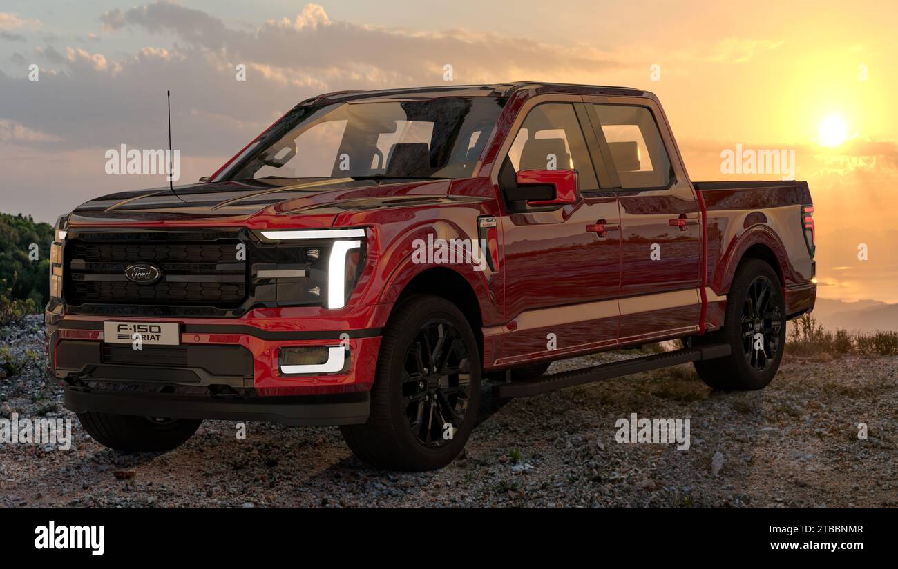 Ford F-Series F-150 LARIAT Stock Photo - Alamy
