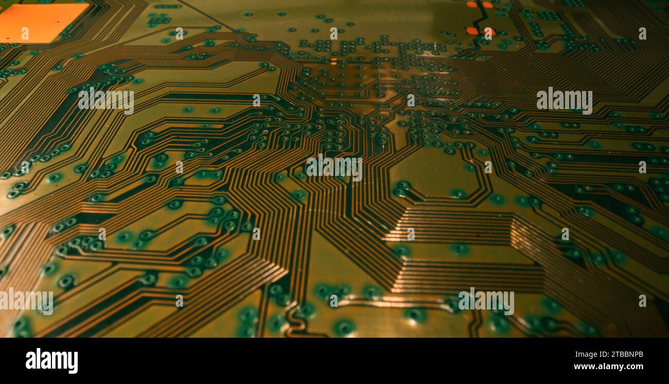 Technology background with circuit board. Electronic computer hardware ...