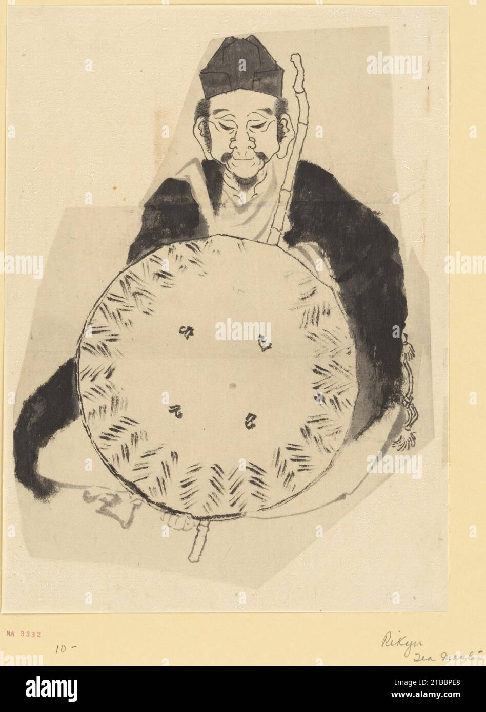Portrait of the Poet Matsuo Basho (?) 1956 by Katsushika Hokusai Stock ...