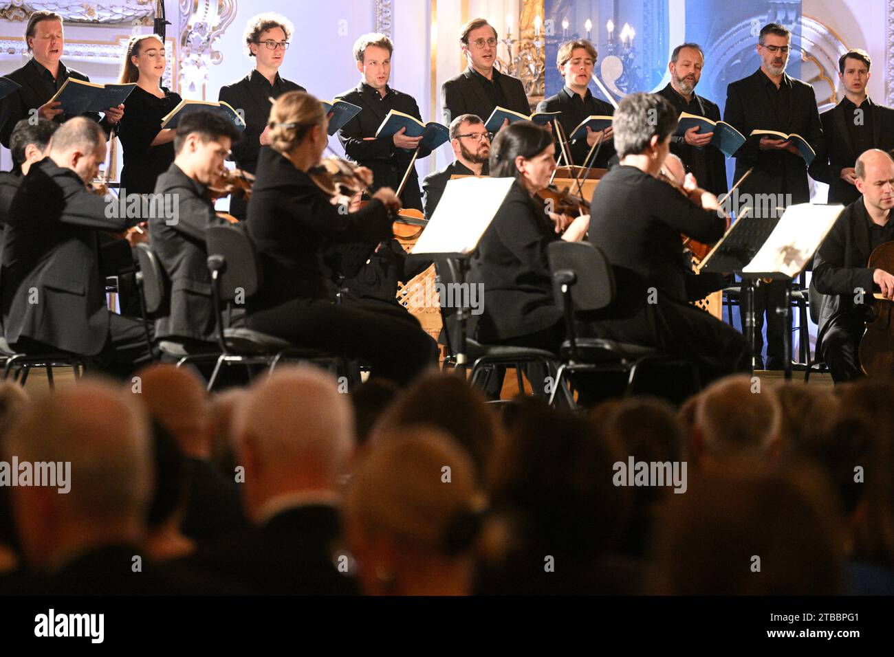 Prague, Czech Republic. 05th Dec, 2023. Prague Spring Advent Concert performed by the British ...