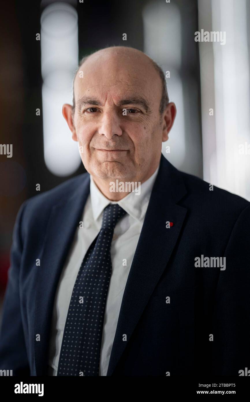 Paris, France. 05th Dec, 2023. Dassault Aviation CEO Eric Trappier ...