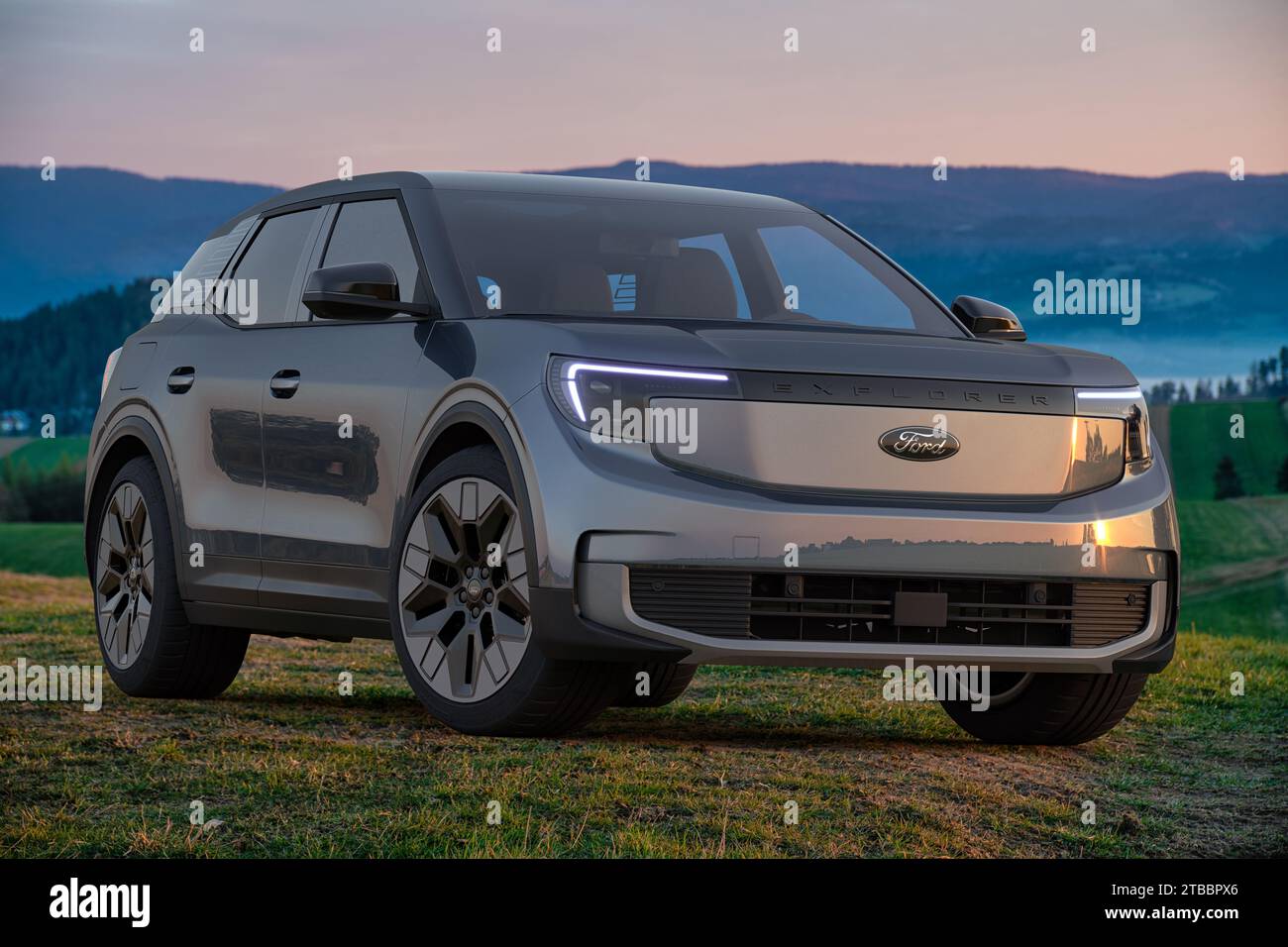 New all electric explorer hi-res stock photography and images - Alamy