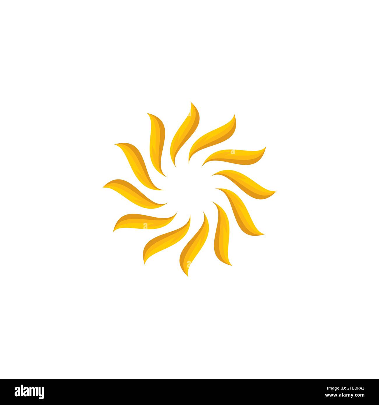 Sun Logo Simple Design Stock Vector Image & Art - Alamy