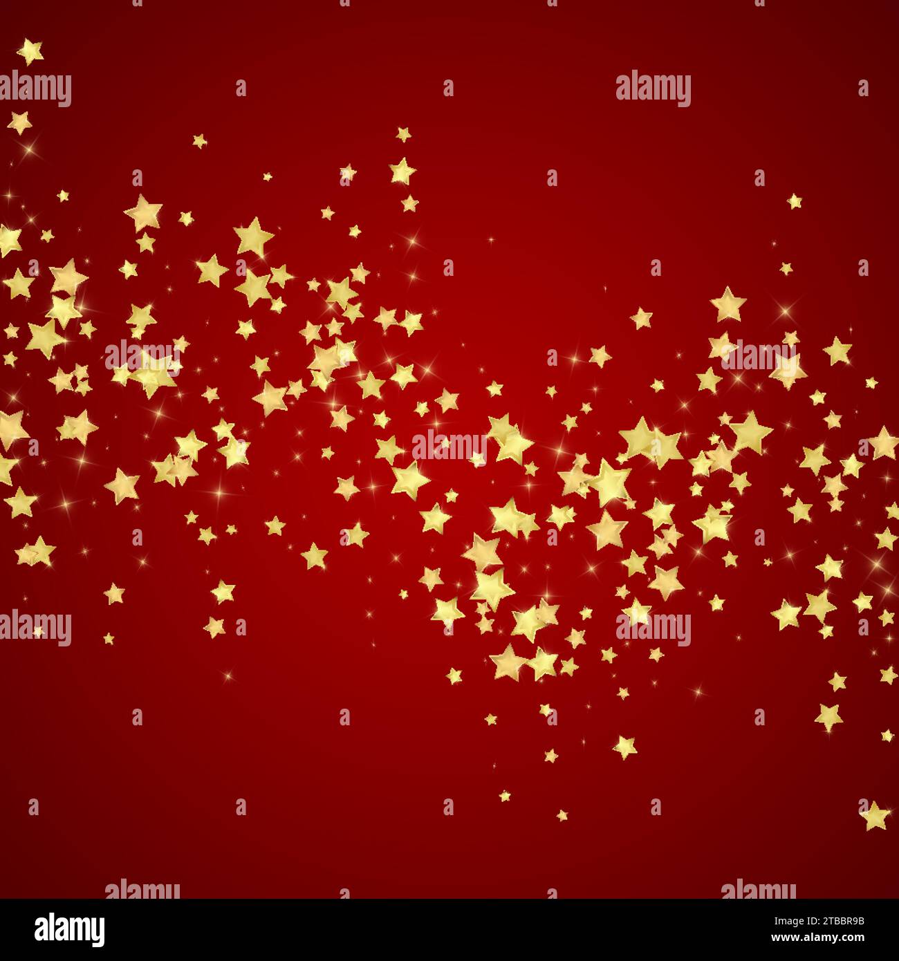 Magic stars vector overlay. Gold stars scattered around randomly ...