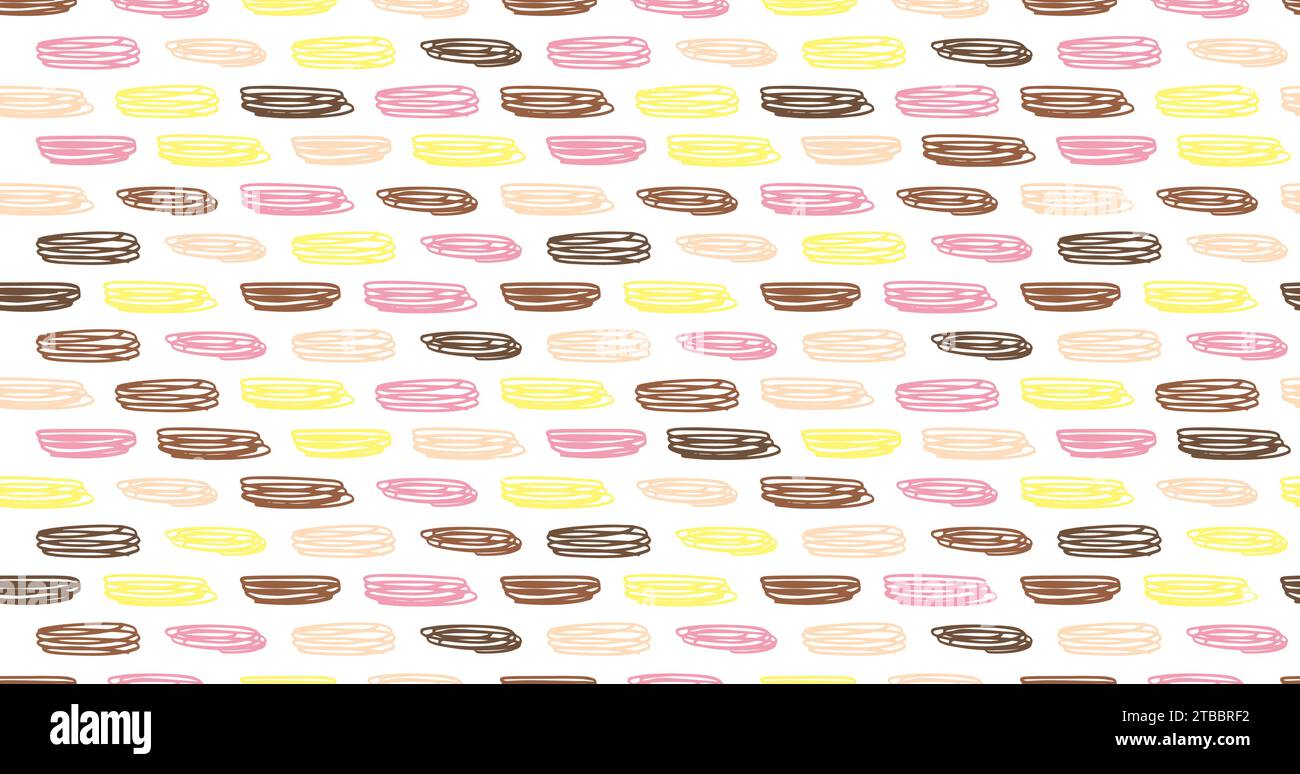 Small dash seamless pattern Dotted lines texture. Candi chocolate color ...