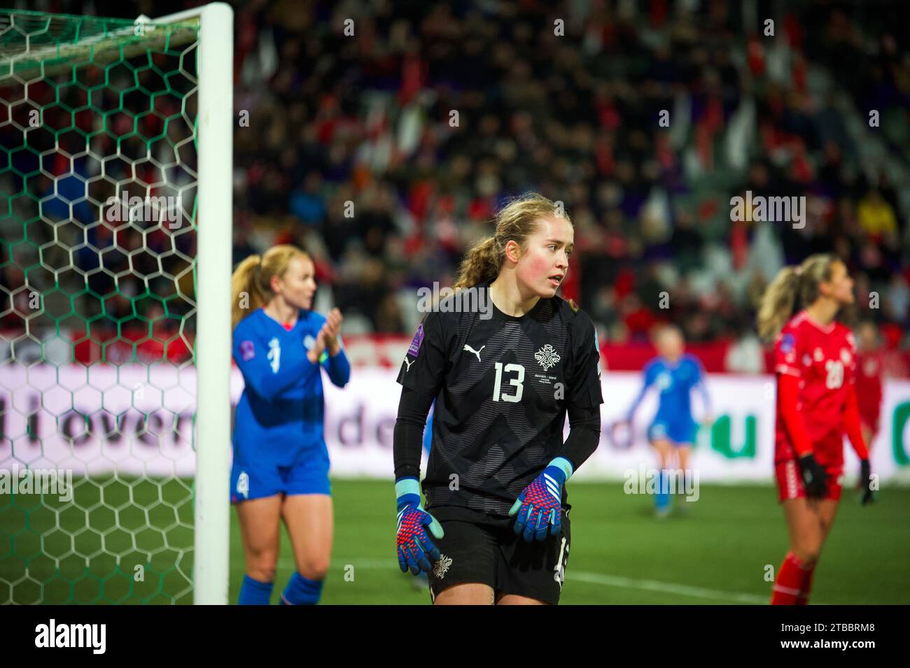 Viborg, Denmark. 05th Dec, 2023. Goalkeeper Fanney Birkisdottir (13) of ...