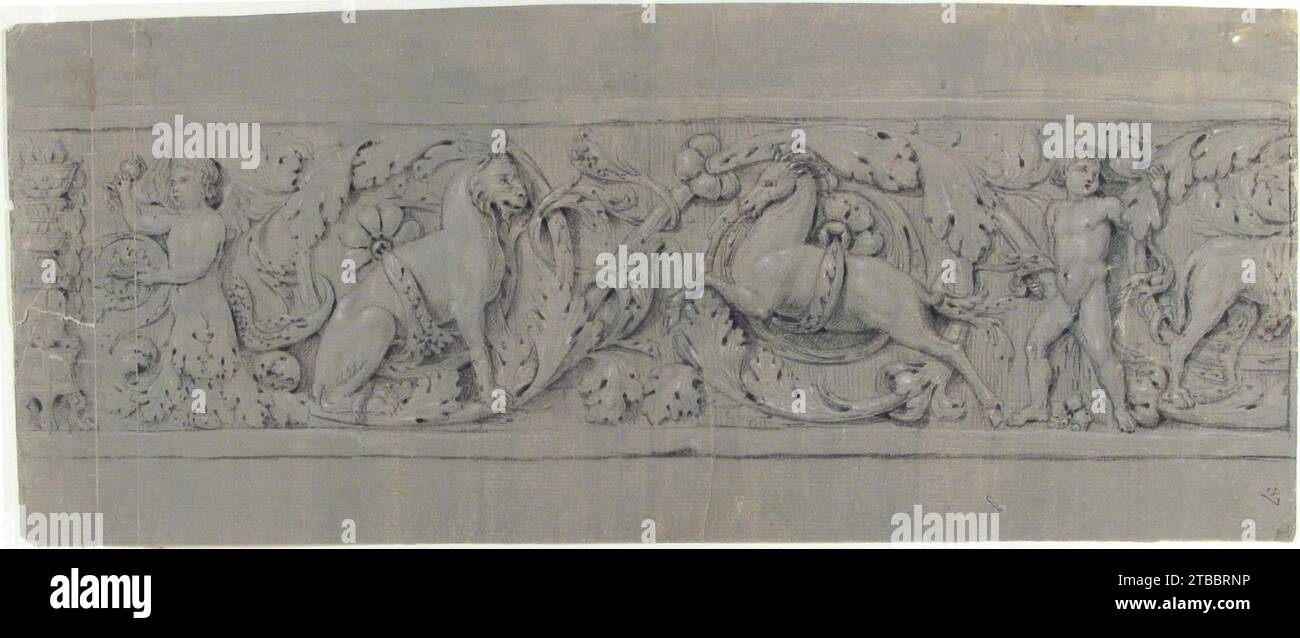 Design for a Decorative Frieze 1963 by Anonymous, French, 19th century ...