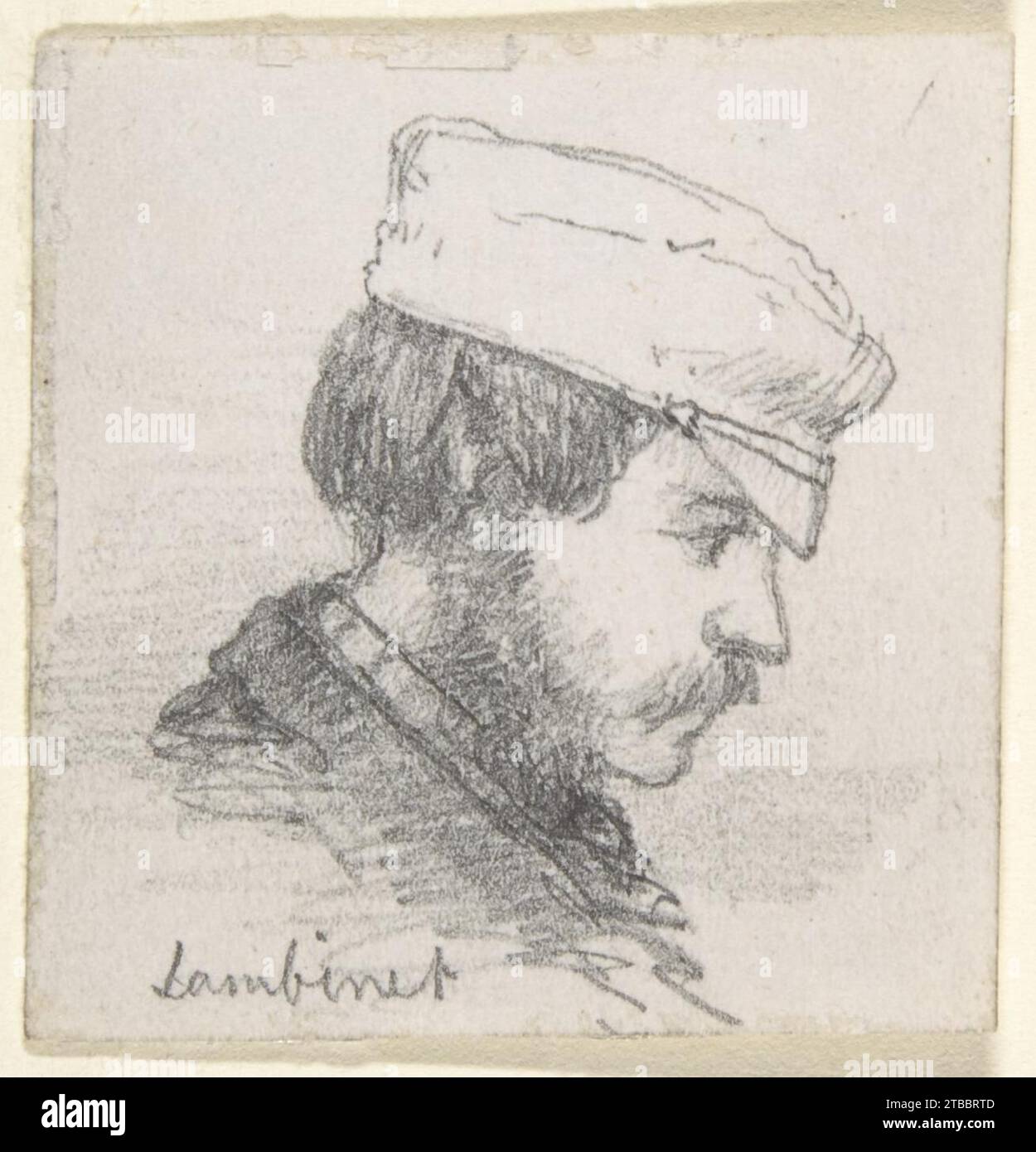 Portrait of Lambinet 1965 by Anonymous, French, 19th century Stock ...