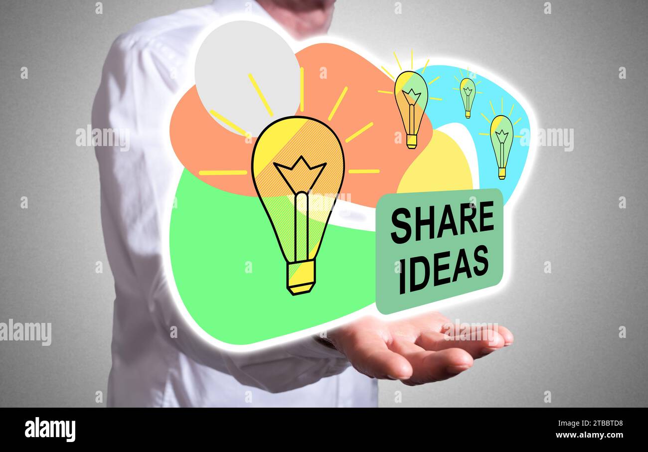 Hand share above hi-res stock photography and images - Alamy