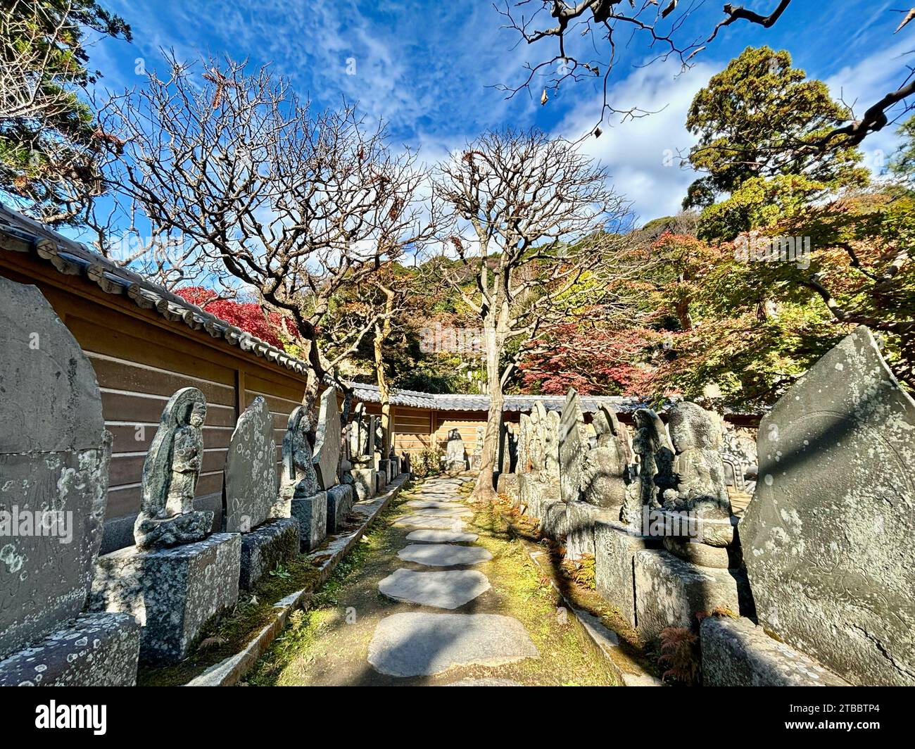 The Sacred Place of One Hundred Kannon at Engaku-ji Temple in Kamakura ...