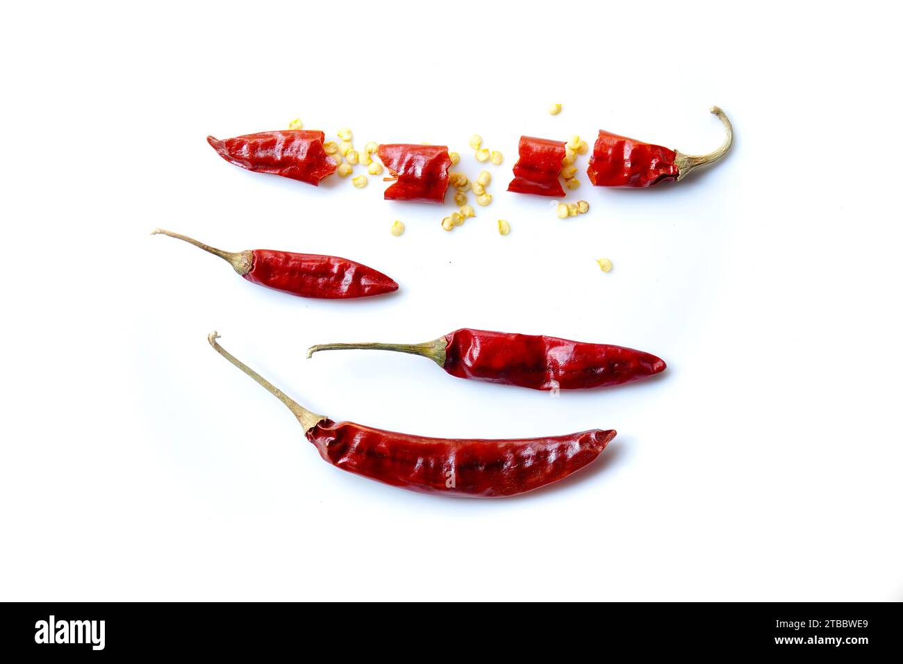Red hot chilli chopped dry hi-res stock photography and images - Alamy